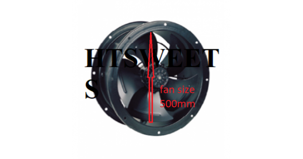 AXIAL FAN YWF4E-500S-p137/35-T,Commercial Cased Axial Extractor Canopy ...