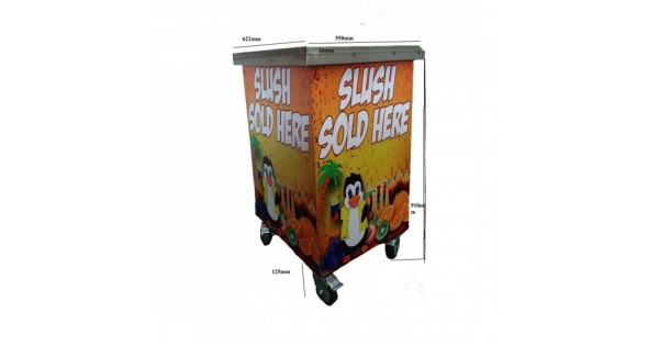 Slush machine stainless steel table