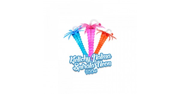 PALM TREE NEON Twist Slush yard cup 12oz (350ml) HT32 x 80 cups with ...
